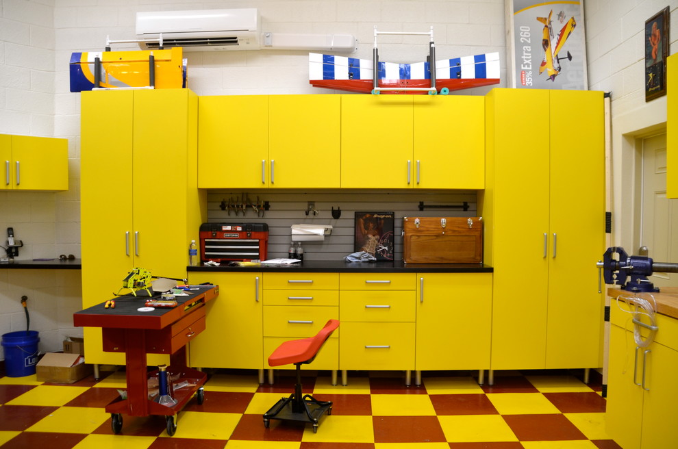 Hobby Garage Renovation - Eclectic - Garage - Orlando - by Inspired ...