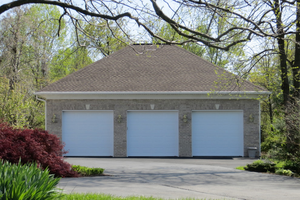 Home Car Garage with Lift - Traditional - Garage - DC Metro - by Sheds ...