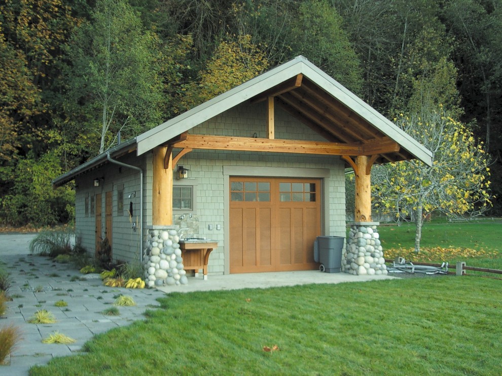 Hood Canal - Rustic - Garage - Seattle - by Stoner Architects | Houzz