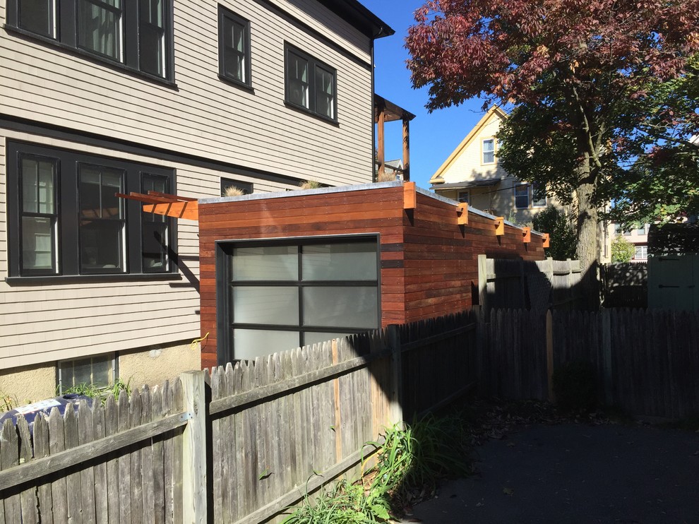 Huron Village Garage - Contemporary - Garage - Boston - by Sam Kachmar ...