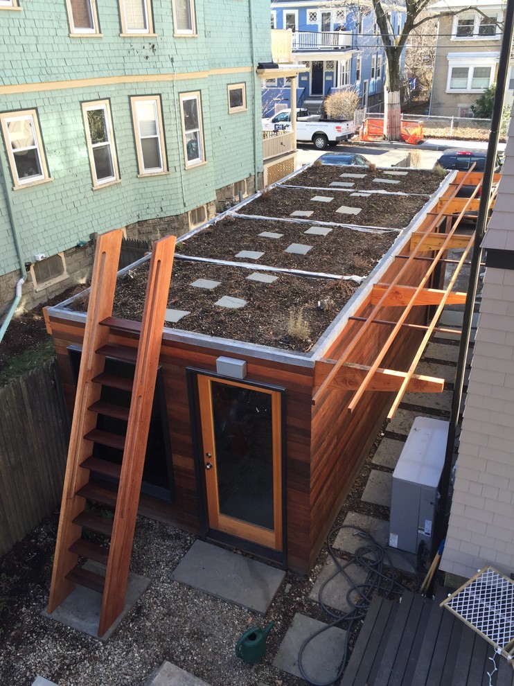 Huron Village Garage - Contemporary - Garage - Boston - by Sam Kachmar ...