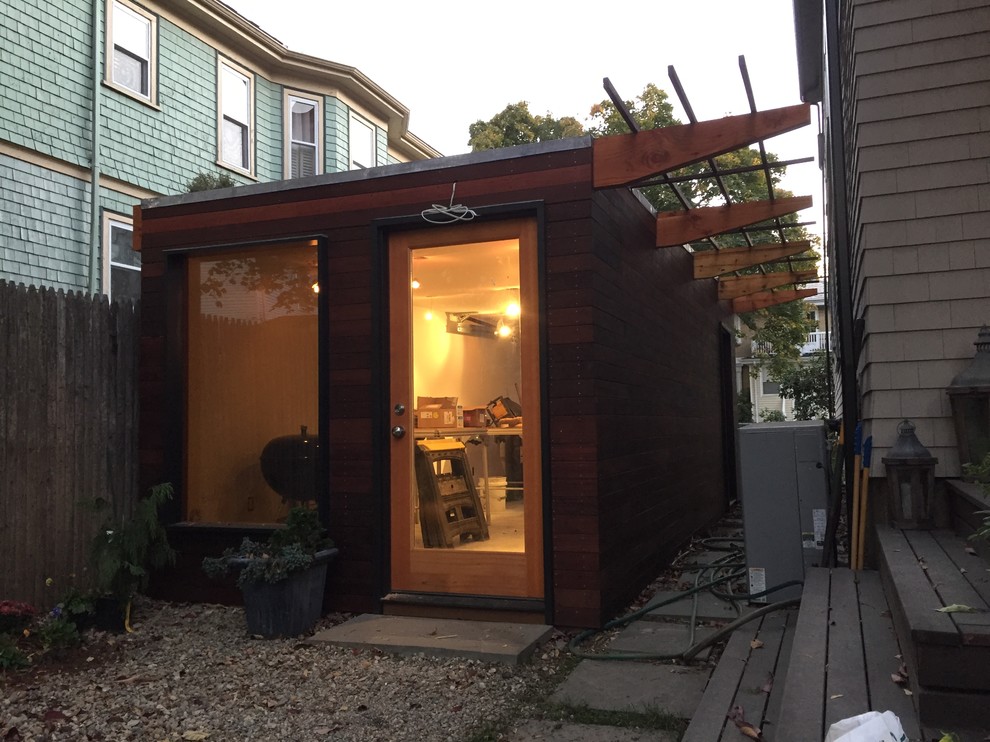 Huron Village Garage - Contemporary - Garage - Boston - by Sam Kachmar ...