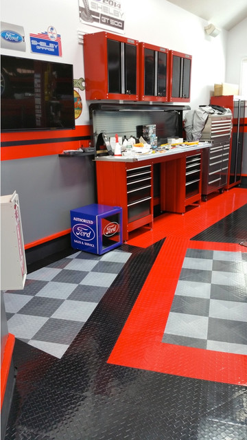 Incredible RaceDeck Garage Floor Installation - Wow! - Garage - New ...