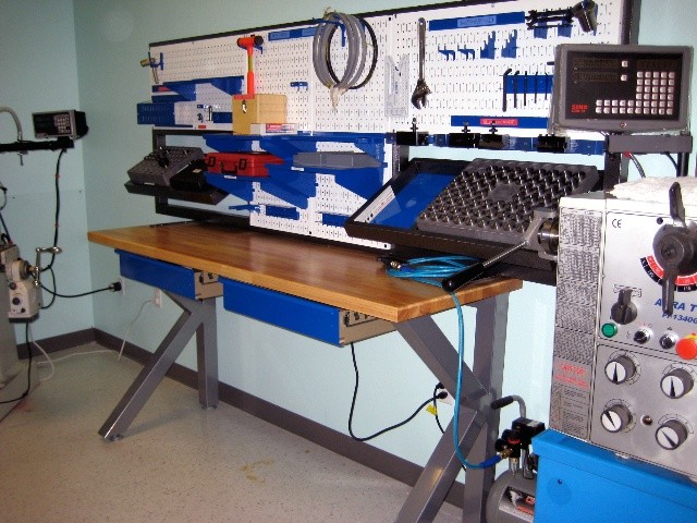 Industrial tool boards being used for tool storage and organization of ...