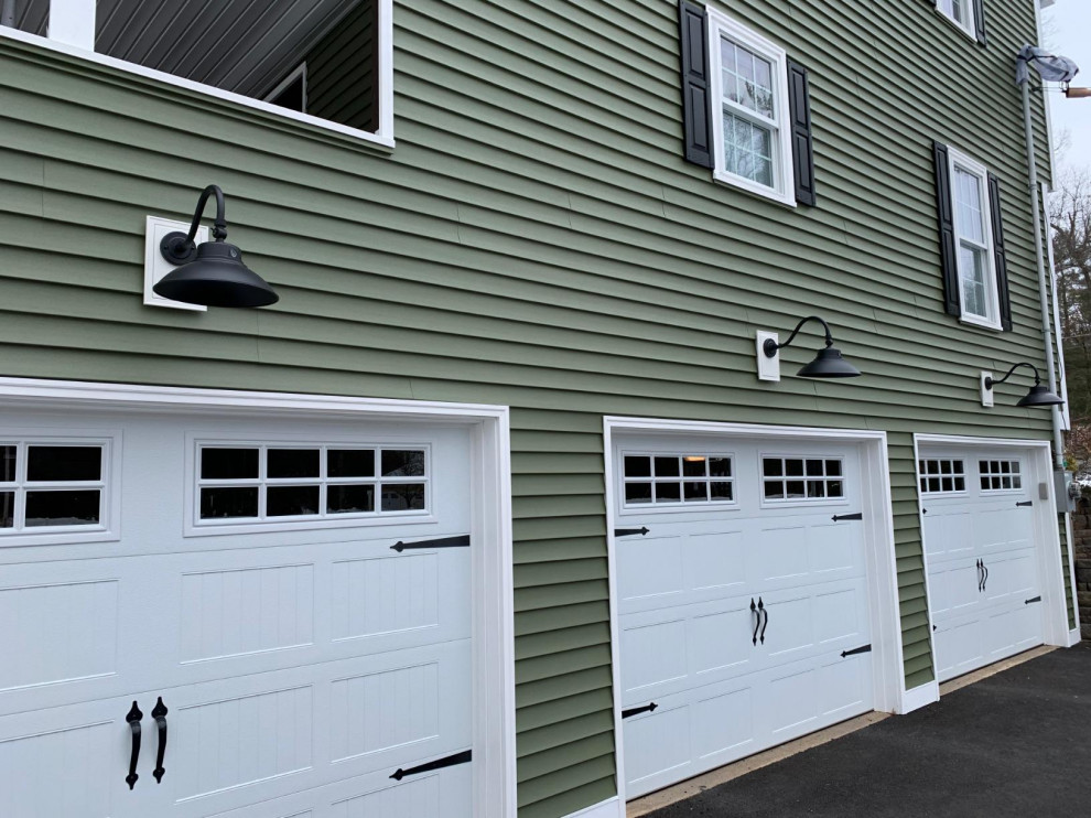 Integrated LED Gooseneck Barn Light Fixtures - Farmhouse - Garage ...