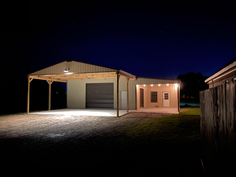 Integrated LED Gooseneck Barn Light Fixtures - Farmhouse - Garage ...