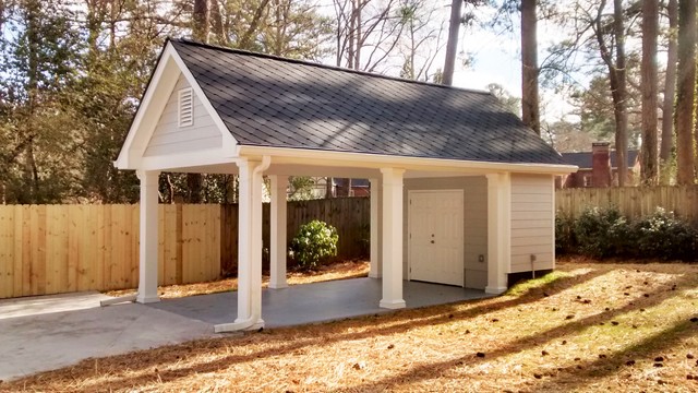 Inverness Carport - Traditional - Garage - Atlanta - by Penn Carpentry ...
