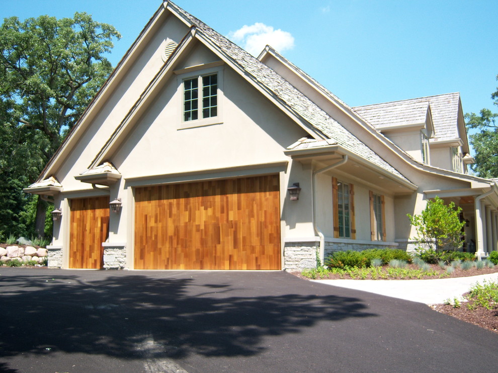 Italian Villa-Inspired Home - Rustic - Garage - Chicago - by J. Scott ...