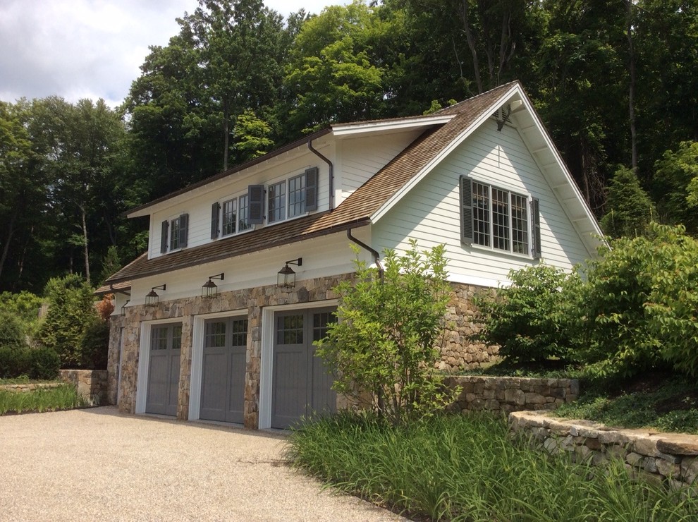 Litchfield Ct, Lake House - Garage - New York - by Alexander Antonelli ...