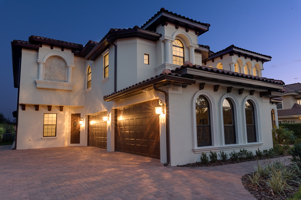 Luxe Mediterranean in Windemere, FL - Mediterranean - Garage - Orlando ...
