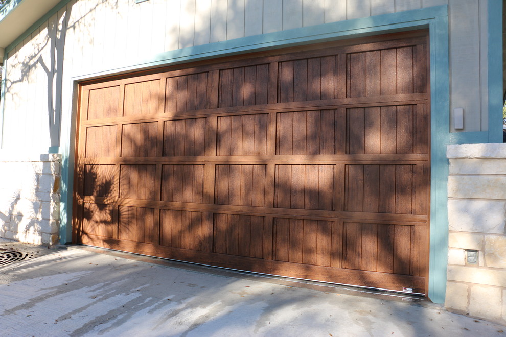 Martin Doors -- Athena Steel Door in Walnut Wood Grain Color. - Beach ...