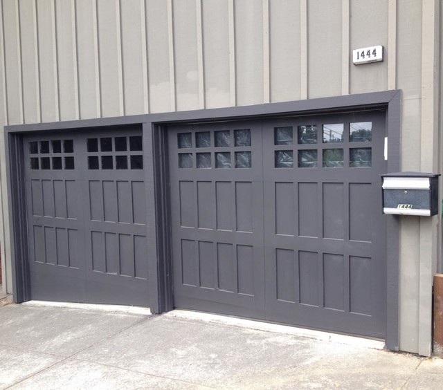 Martinez Custom Garage Door - トラディショナル - ガレージ - サンフランシスコ - RW Garage ...
