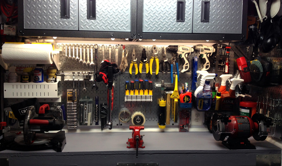Maximizing Garage Tool Storage with Wall Control Pegboard - Industrial ...