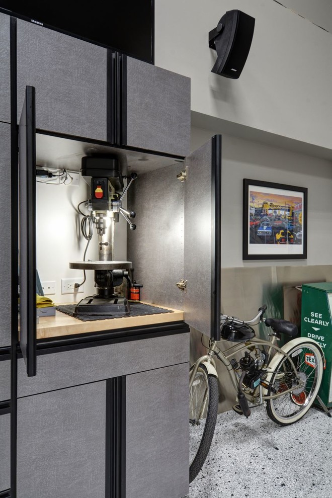 Mechanic's Dream Garage - Modern - Garage - Chicago - by Closet ...