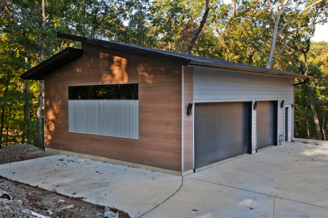 Mid Century Modern Home - Midcentury - Garage - St Louis - by Tim ...