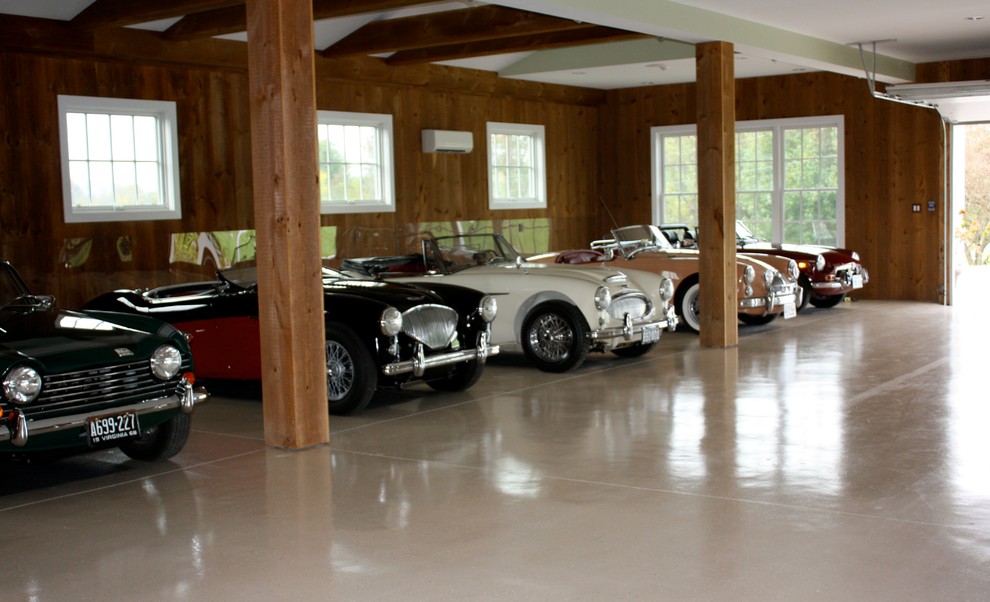 Middleburg Car Barn w/ Upstairs Office - Transitional - Garage - DC ...