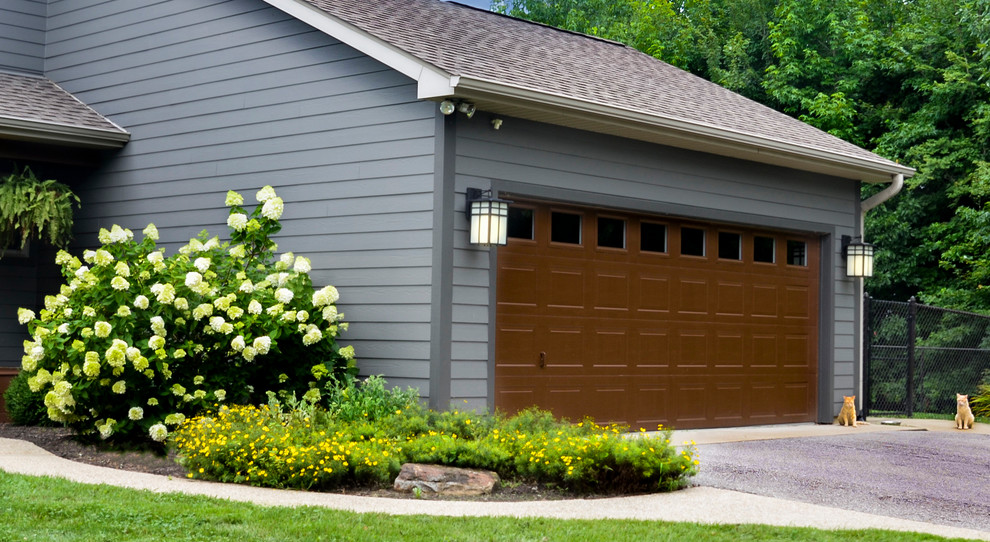 Modern Exterior Remodel - Midcentury - Garage - Indianapolis - by ...