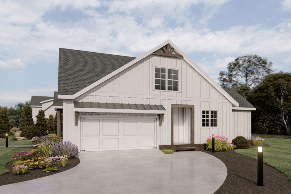 Modern Farmhouse Plan 009-00288 (Exclusive) - Farmhouse - Garage ...
