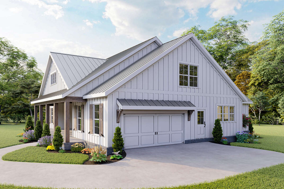 Modern Farmhouse Plan 009-00297 - Farmhouse - Garage - Atlanta - by ...