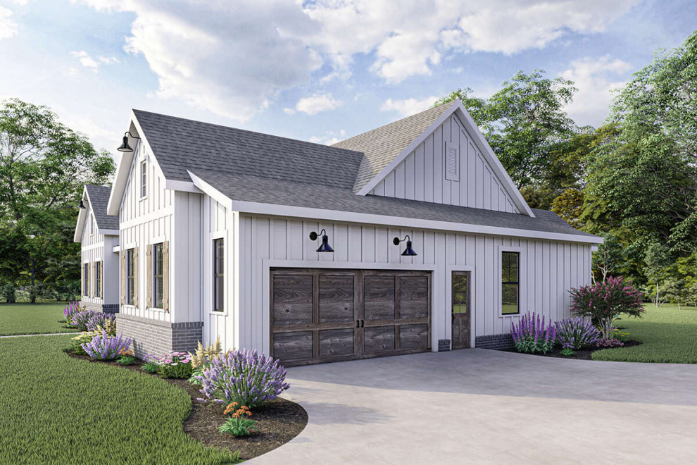 Modern Farmhouse Plan 009-00299 - Farmhouse - Garage - Atlanta - by ...