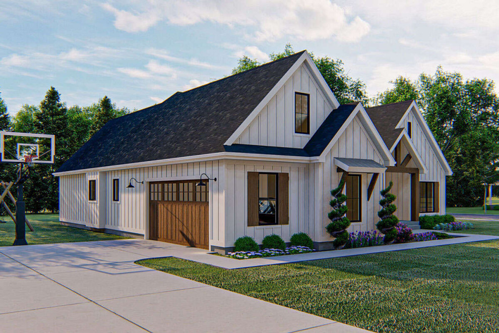 Modern Farmhouse Plan 963-00409 - Farmhouse - Garage - Atlanta - by ...