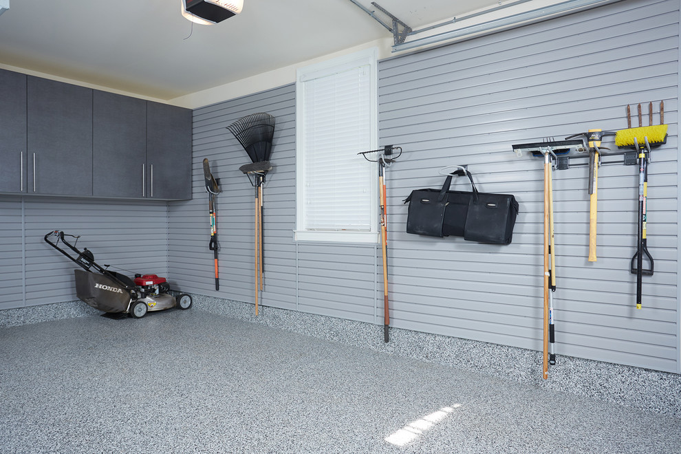 Modern Garage Storage and Flooring - Modern - Garage - DC Metro - by ...