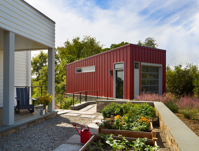 Modern Home in Rural Hamlet - Contemporaneo - Facciata - Washington D.C ...