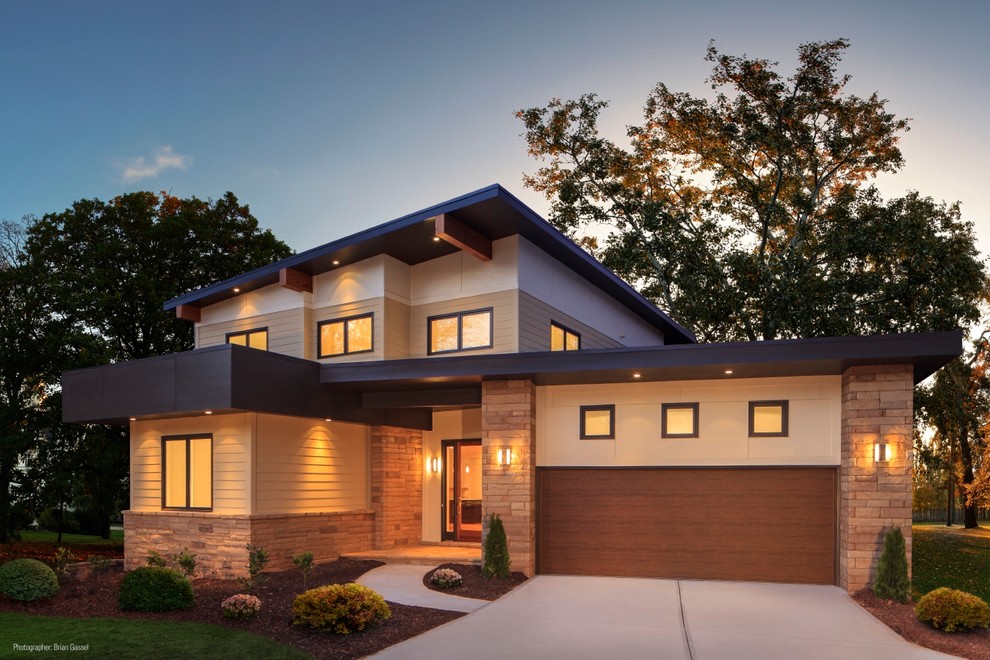 Multidimensional Modern Home - Modern - Garage - Atlanta - by Clopay ...