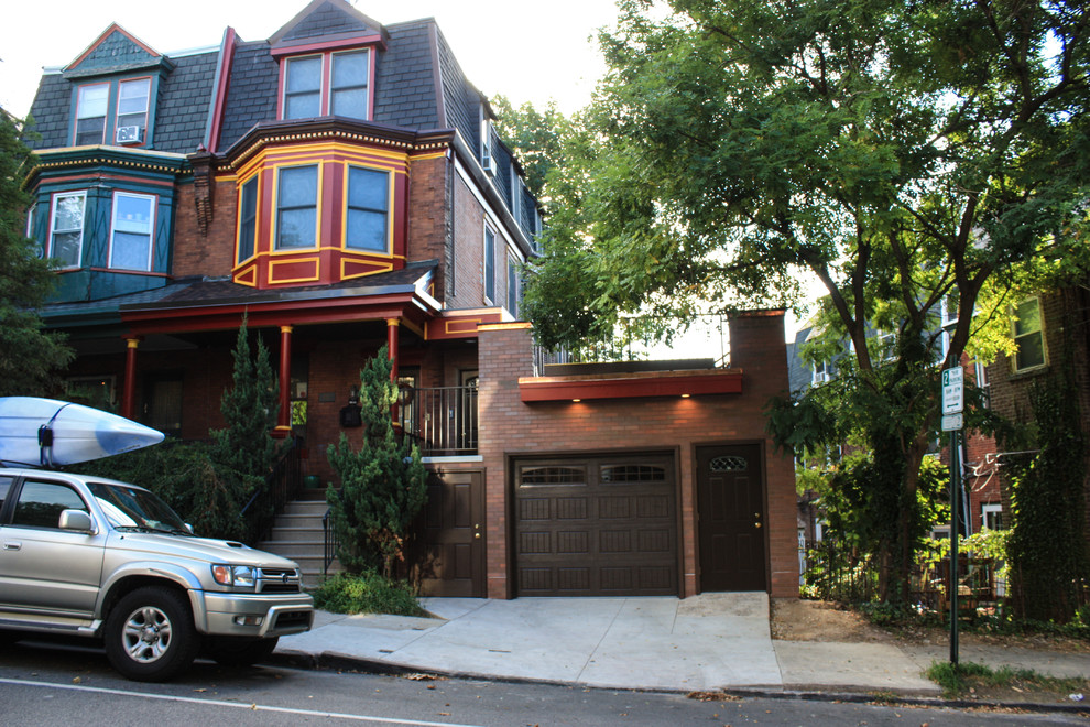 New garage, roof deck and interior pool - Traditional - Garage ...