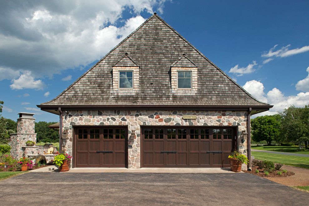 North Oaks - French Country Cottage Remodel - Farmhouse - Garage ...