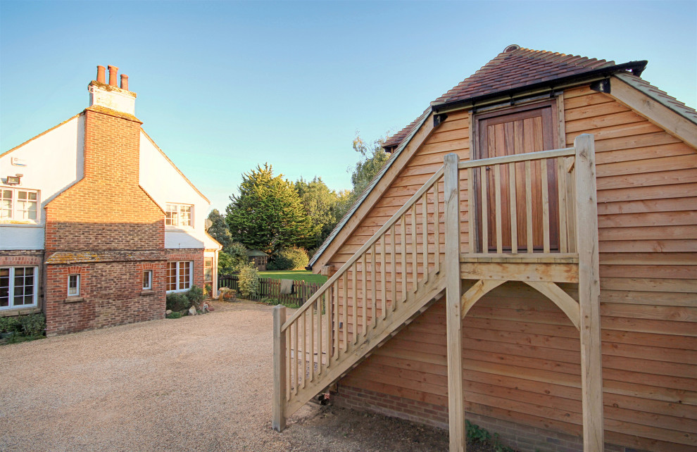 Oak Garage with Accommodation Above - Farmhouse - Garage - Sussex - by ...