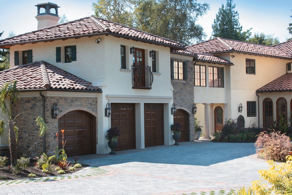 Old Spanish Estate - Mediterranean - Garage - Cincinnati - by Clopay ...