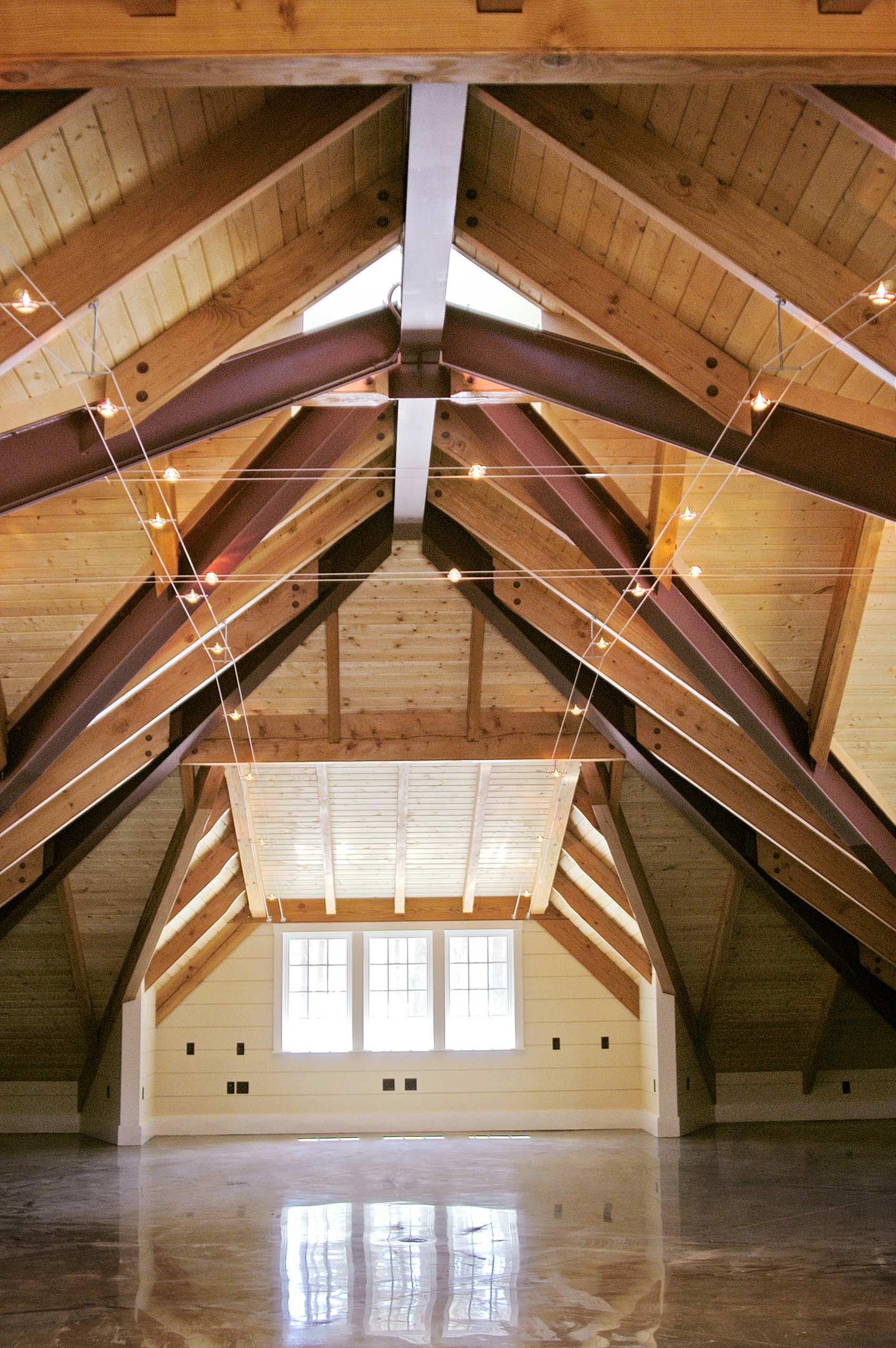 Open Rafter Ceiling Garage | Shelly Lighting