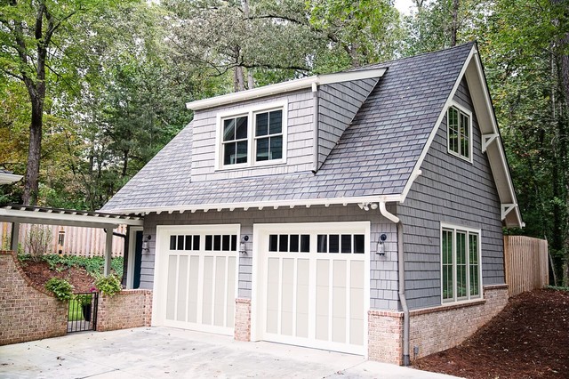 Porch House - Transitional - Garage - Atlanta - by Frances Flautt Zook ...