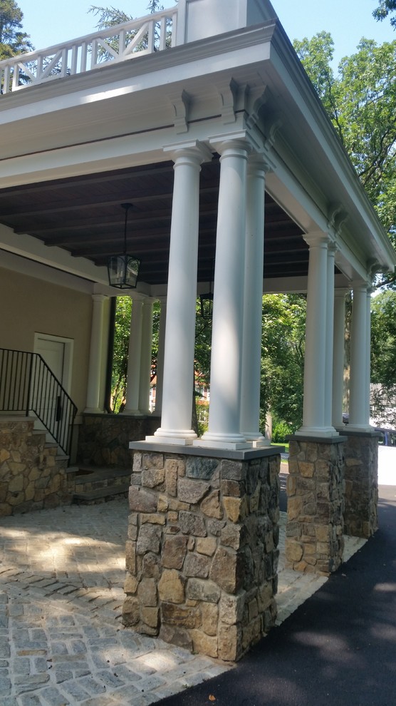 Porte Cochere - Traditional - Garage - New York - by Clawson Architects ...