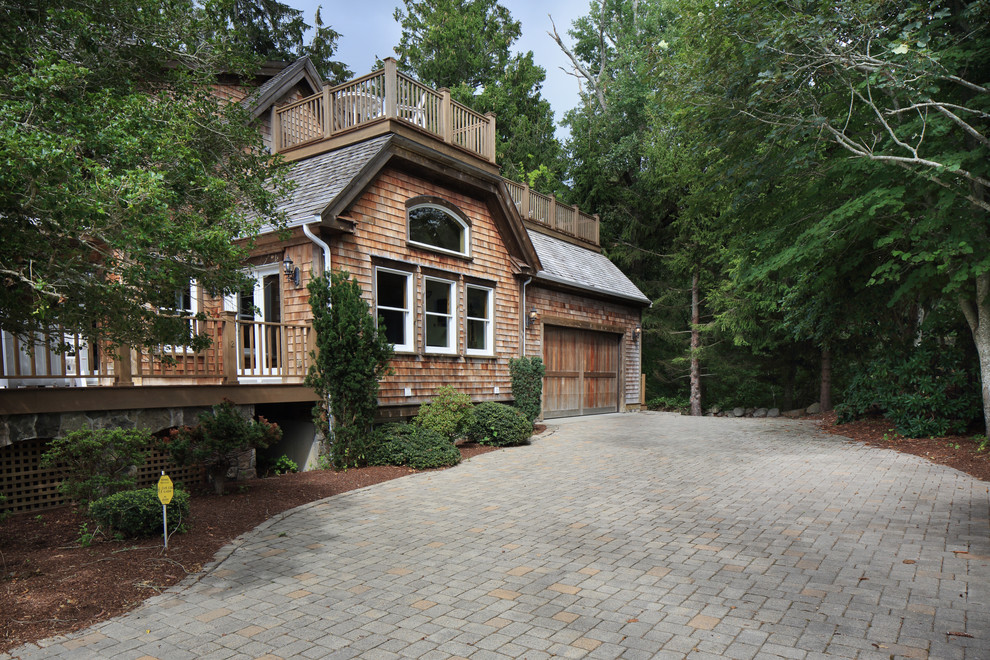 Post and Beam Home - Rustic - Garage - Boston - by Cranshaw Photography ...