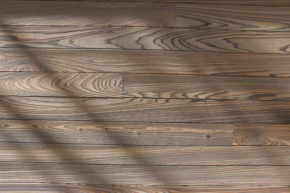 Real wood overhead garage doors - Modern - Garage - Austin - by Cedar ...