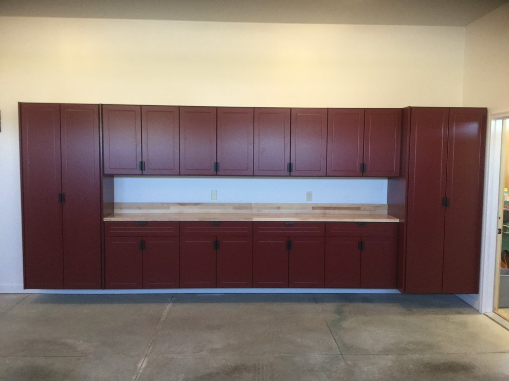 RedLine Garagegear In Two Car Garage - Contemporary - Garage - Cedar ...