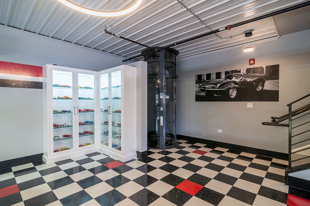 Retro Custom Garage - Industriel - Garage - Chicago - par Charleston ...