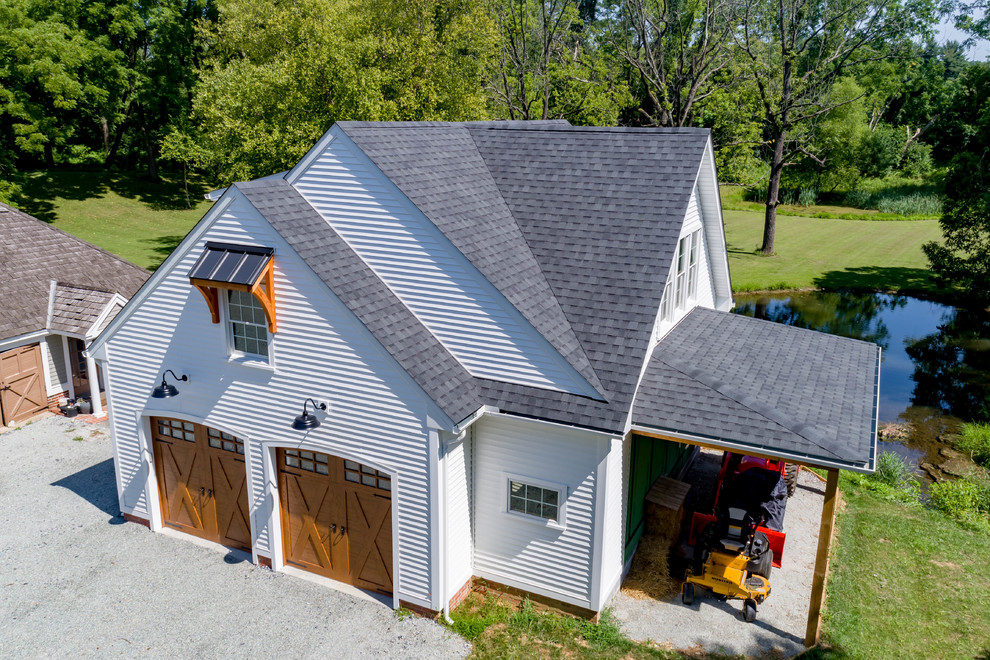 Rustic Detached Garage - Farmhouse - Garage - Philadelphia - by James K ...