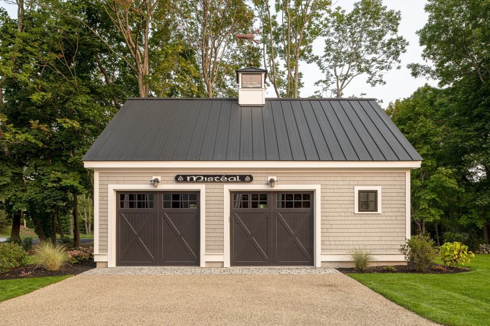Sea Marsh Farm - Garage - Boston - par Amy Martin Landscape Design | Houzz