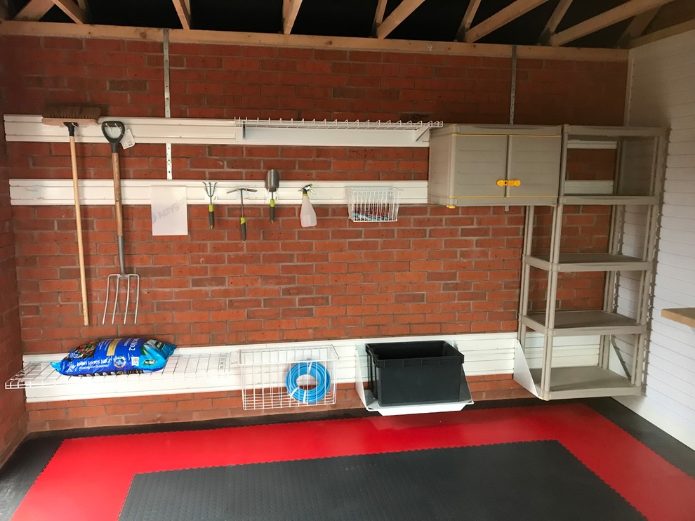 Sensational storage solutions installed in Cameron Homes show garage ...