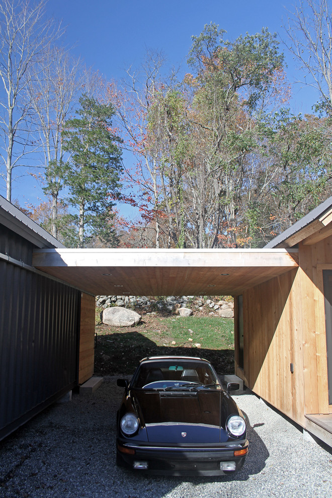 Shipping Container Carport - Modern - Garage - Bridgeport - by Erik ...
