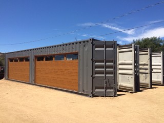 Shipping Container Garage Door - Industriale - Garage - San Diego - di ...