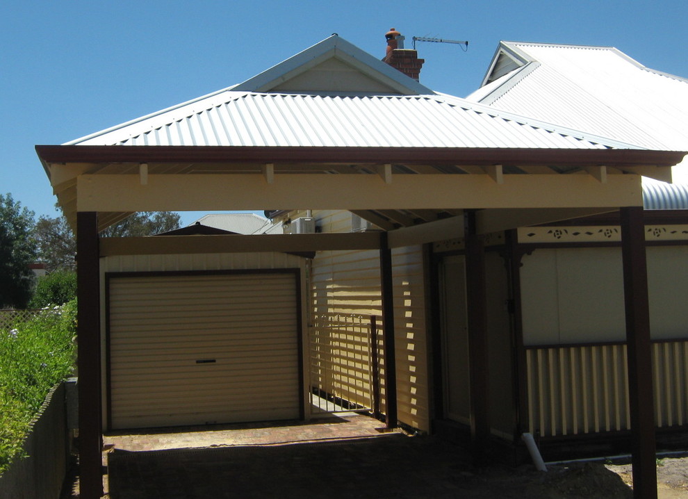 Single Dutch Gable Carport - Traditional - Garage - Perth - by Kamelot ...