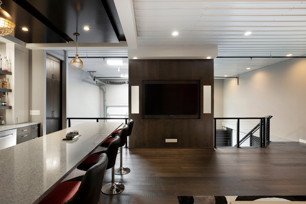 Sleek Medina Garage Condo Remodel - Modern - Garage - Other - by Gonyea ...