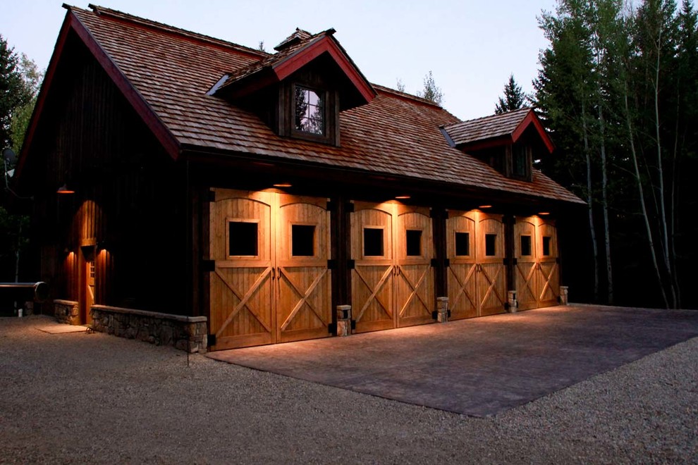 Snake River Retreat - Rustic - Garage - Other - by With the Grain, LLC ...