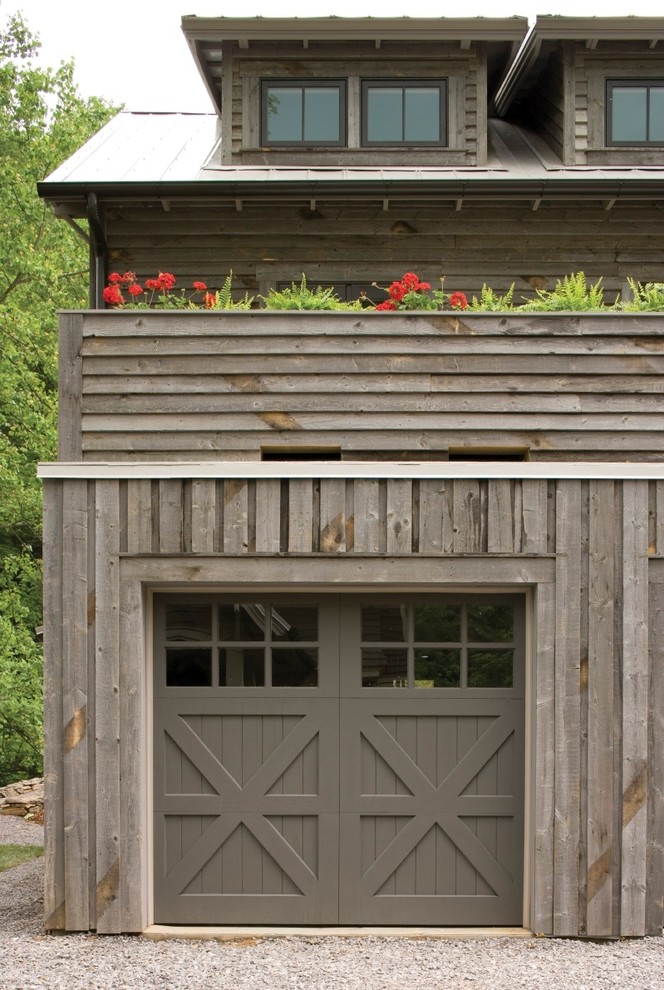 Southern Living Rustic Farmhouse - Farmhouse - Garage - Cincinnati - by ...