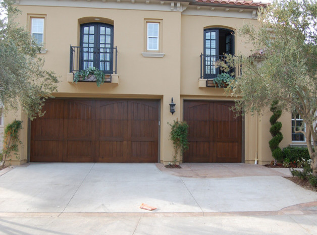 Spanish Style Wood Doors - Traditional - Garage - San Diego - by Garage ...