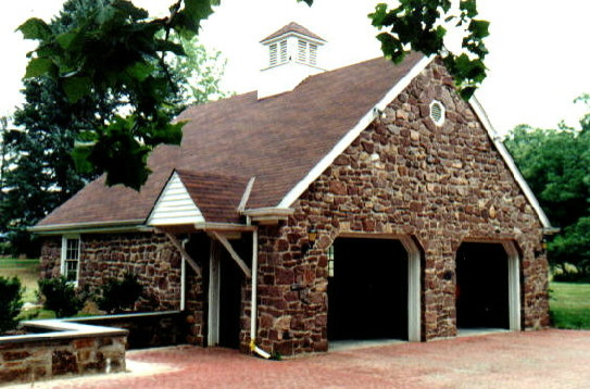 Stone Garage - Traditional - Garage - Philadelphia - by David Brooke ...